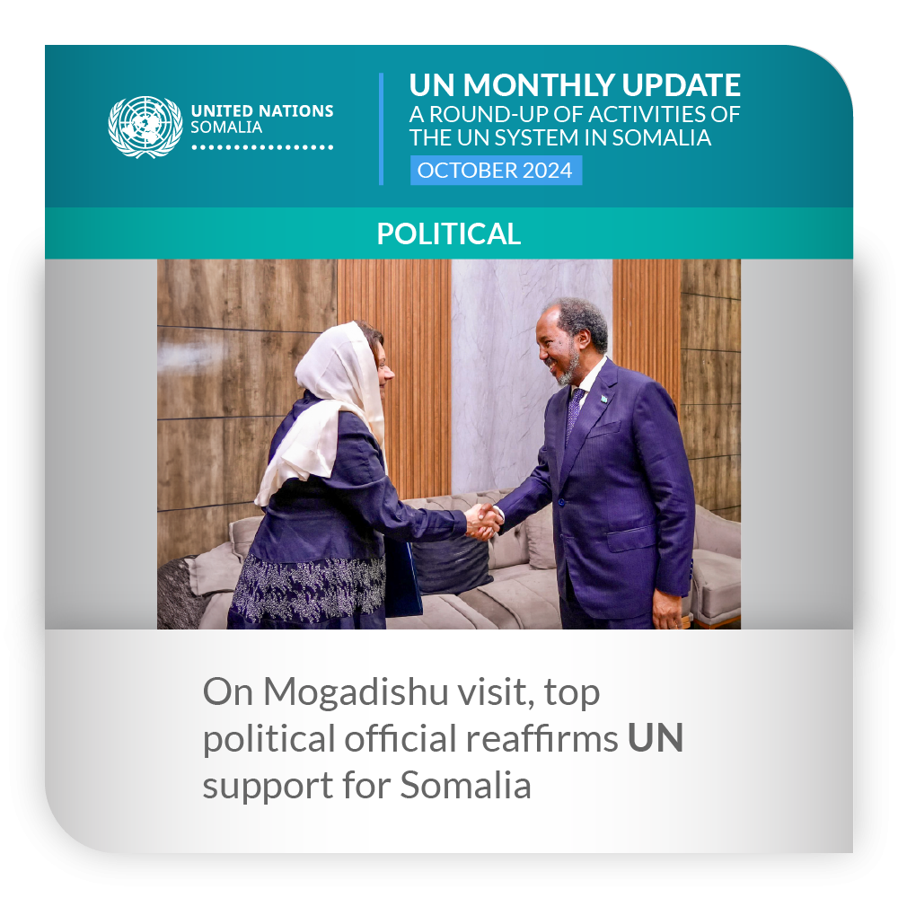 A round-up of activities of the UN system in Somalia in October 2024 ...